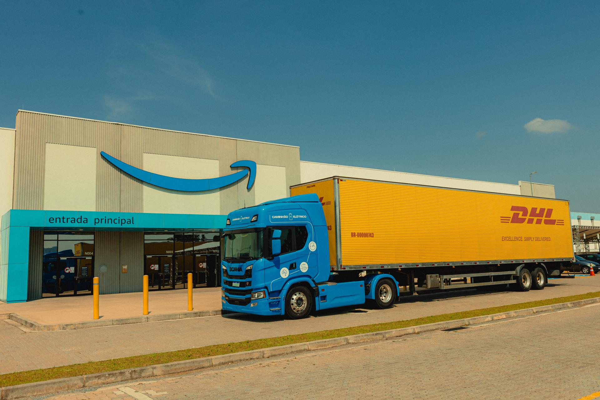 Amazon, DHL Supply Chain e Scania anunciam teste inovador com caminhão ...